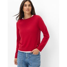 Brax Damen Pullover Style LISA cherry, Rot, Gr. 36