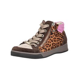 Ara High-Top Sneakers female size 39 Brown / Mixed colors