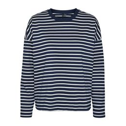 V&eacute;ro Moda Vero Moda Shirt 'VMAbby' Damen Gr&ouml;&szlig;e XS navy / wei&szlig;