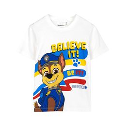 PAW PATROL Shirt 'PAW PATROL' Jungen Gr&ouml;&szlig;e 98 wei&szlig;