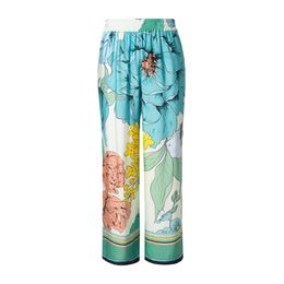 Ulla Popken Hose Damen Gr&ouml;&szlig;e 50/52 hellgr&uuml;n / mandarine / hellorange / wei&szlig;