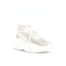 Steve Madden Sneaker low 'W Poise White Mesh + TPU + Stones Shoes' Damen Gr&ouml;&szlig;e 38.5 wei&szlig; Sommerschuhe