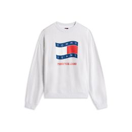 Tommy Jeans Sweatshirt '90S' male size L Blue / Grey / Red / White