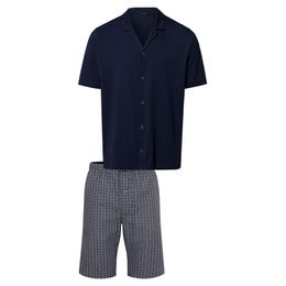 Hanro Pyjama kurz 'Night & Day' Herren Gr&ouml;&szlig;e L dunkelblau