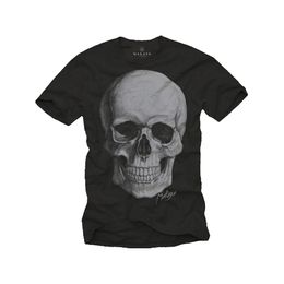 Makaya Shirt 'Totenkopf' Herren Gr&ouml;&szlig;e XXL schwarz