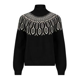 Sublevel Pullover Damen Gr&ouml;&szlig;e XL greige / schwarz