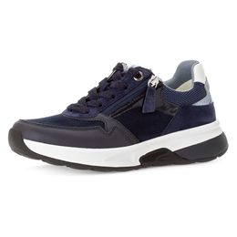 Gabor Rollingsoft Sneaker Damen Gr&ouml;&szlig;e 37 navy / hellblau / dunkelblau Sommerschuhe