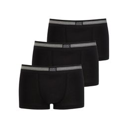 Jockey Boxershorts 'Cotton Stretch Short Trunk - 3 Pack' Herren Gr&ouml;&szlig;e M schwarz