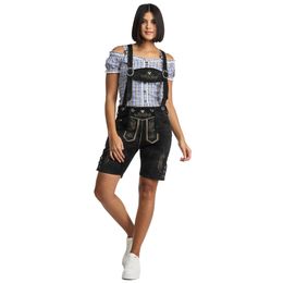 Steigenh&ouml;fer Trachtenhose 'Lederhose Damen Annika' Damen Gr&ouml;&szlig;e 44 schwarz