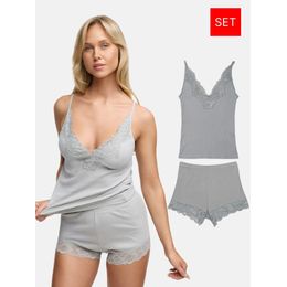 Tazzio Shorty 'F909' Damen Gr&ouml;&szlig;e L grau Sommerkleid