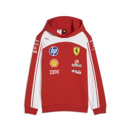 Puma Sweatshirt 'Scuderia Ferrari HP Replica' Jungen Gr&ouml;&szlig;e 140 hellblau / gelb / rot / wei&szlig;