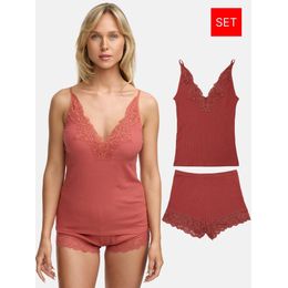 Tazzio Short Pajama Set 'F909' female size S Orange