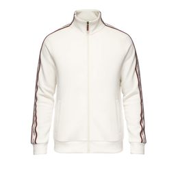 Ombre Sweatshirt Herren Gr&ouml;&szlig;e S dunkelrot / wei&szlig;