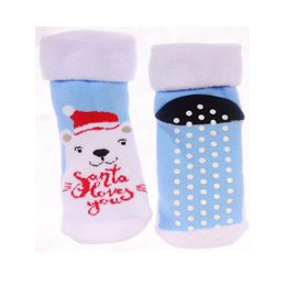 La Bortini Socken Jungen Gr&ouml;&szlig;e 21/23 himmelblau