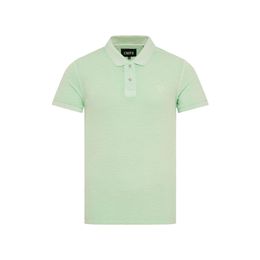 CMPD Poloshirt Kurzarm aus Pikee Slub Herren Gr&ouml;&szlig;e 4XL mint
