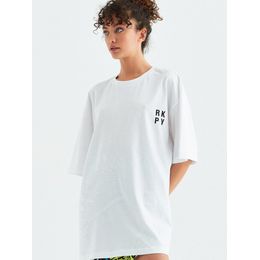 Rockupy Oversizeshirt 'Silas' Damen Gr&ouml;&szlig;e M wei&szlig;