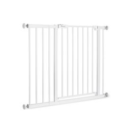 hauck T&uuml;rschutzgitter Open N Stop 2 Set, Wei&szlig;, Metall, Kunststoff, 96 - 101x77 cm, Verl&auml;ngerung inklusive, erh&auml;ltlich, Kindersicherheit, Treppenschutzgitter