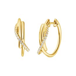 Nana Kay Ohrringe Damen Gr&ouml;&szlig;e One Size gold / transparent