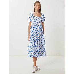 Happiness İstanbul Kleid 'Midi' Damen Gr&ouml;&szlig;e 38 blau Sommerkleid
