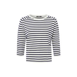 Olsen Shirt 'Cora' female size S marine blue / White