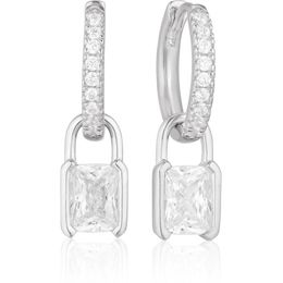 SIF JAKOBS Ohrringe Damen Gr&ouml;&szlig;e One Size silber / transparent