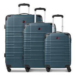 Wenger Suitcase Set 'Amplar Evo' male size One size Petrol