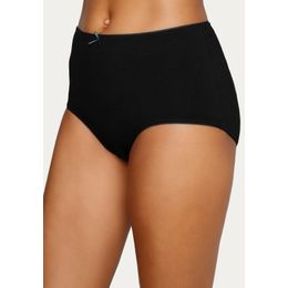 petite fleur by Lascana Damen Taillenslip, schwarz, petrol, Gr&ouml;&szlig;e 40/42