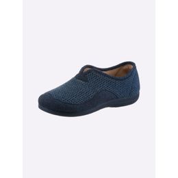Waldl&auml;ufer Waldl&auml;ufer Damen Hausschuh in Textil-Struktur, marine, Gr&ouml;&szlig;e 41