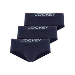 Jockey Panty 'Cotton Stretch Comfort Brief - 3 Pack' male size S Blue