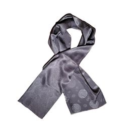 Posh Gear Schal 'Satinecho' Herren Gr&ouml;&szlig;e 180x30 cm grau