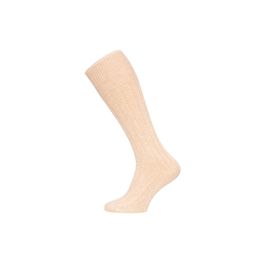HomeOfSocks Knee High Socks 'HOSK494' female size 43/46 Beige