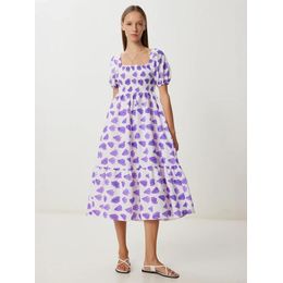 Happiness İstanbul Kleid 'Midi' Damen Gr&ouml;&szlig;e 36 mauve Sommerkleid