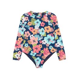 Roxy Badeanzug M&auml;dchen Gr&ouml;&szlig;e 116 navy / hellblau / gr&uuml;n / pitaya