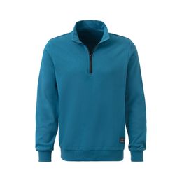 John Devin Sweatshirt Herren Gr&ouml;&szlig;e M petrol / schwarz