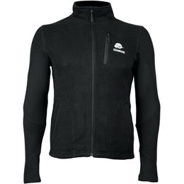 GUGGEN Mountain Funktionsfleecejacke 'Fusion Fleecejacke MML01 Wanderjacke' Herren Gr&ouml;&szlig;e XXL schwarz / wei&szlig;