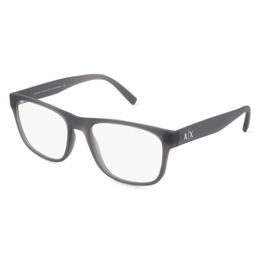 Armani Exchange AX3075 Brille Herren | Fassung: Vollrand, Quadratisch, Grau Matt