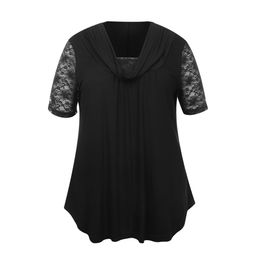 Lapaplus Top 'Women Shirt' Damen Gr&ouml;&szlig;e 5XL schwarz
