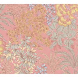 A.S. Cr&eacute;ation A.S. Cr&eacute;ation Vliestapete 'Metropolitan Stories Travel Styles' Blumentapete korall/mehrfarbig 0,53 x 10,05 m