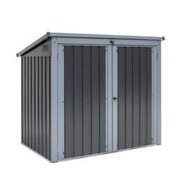 WESTMANN M&uuml;lltonnen- und Ger&auml;tebox anthrazit Stahl 101 x 158 x 134 cm