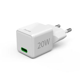 Hama Schnellladeger&auml;t PD/QC wei&szlig; USB-C 20 W