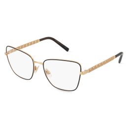 Dolce & Gabbana Dolce&Gabbana 0DG1346 Brille Damen | Fassung: Vollrand, Butterfly, Gold Schwarz