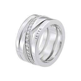 JETTE Ring female size 53 Silver