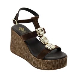 Desa Riemensandale 'Keilsandalen' Damen Gr&ouml;&szlig;e 39 braun