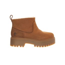 Timberland Boots 'Stone Street Mid Warm Lined Boot Rust Nubuck -- Women's Warm Lined Brown Nubuck Boot' female size 39 Brown