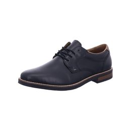 Rieker Lace-Up Shoes 'Schn&uuml;rschuh Herren 13500 00 Kunststoff (Synthetik) in schwarz' male size 41 Black