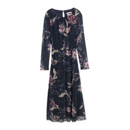 Tom Tailor Kleid Damen Gr&ouml;&szlig;e 40 navy / lila / beere / wei&szlig; Sommerkleid