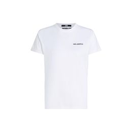 K by KARL LAGERFELD Karl Lagerfeld T-Shirt 'Essential' Damen Gr&ouml;&szlig;e XL schwarz / wei&szlig;