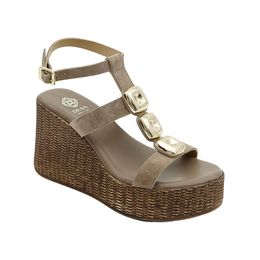Desa Riemensandale 'Keilsandalen' Damen Gr&ouml;&szlig;e 37 beige