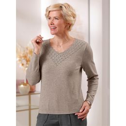 V-Ausschnitt-Pullover