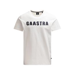 Gaastra Basic T-Shirt Rundhals mit Gaastra Logo Herren Gr&ouml;&szlig;e XXL wollwei&szlig;